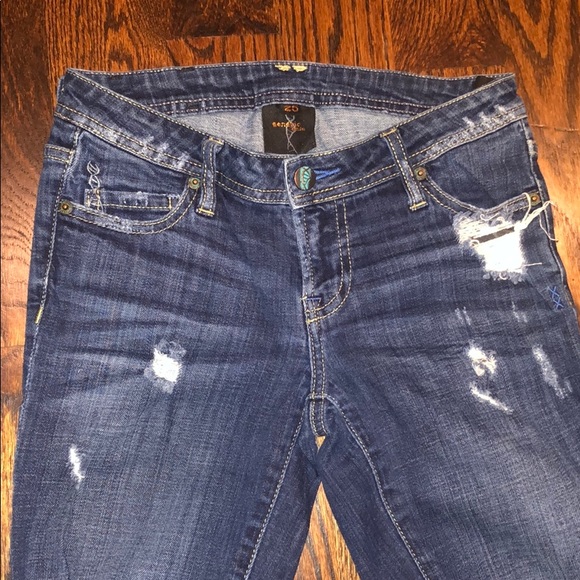 Genetic Denim | Jeans | Genetic Denim Distressed Low Rise Skinny Jeans ...